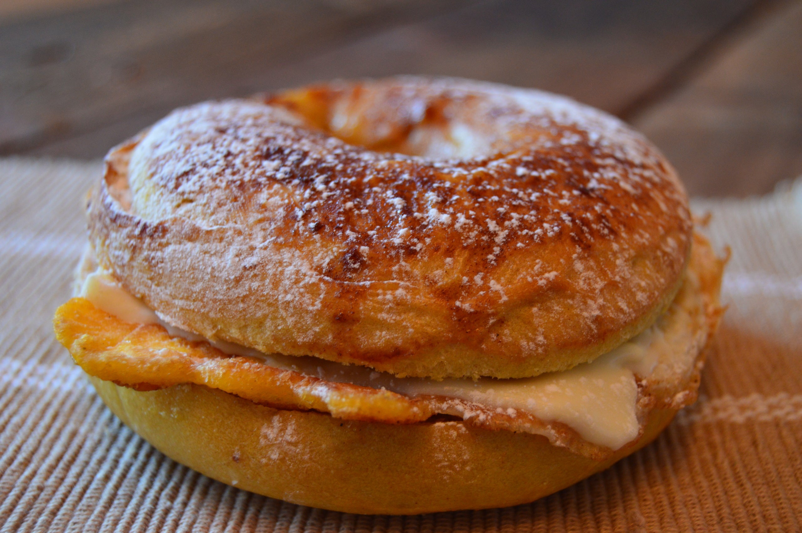 EGG & CHEESE BREAKFAST SANDWICH | The Bagel Rack